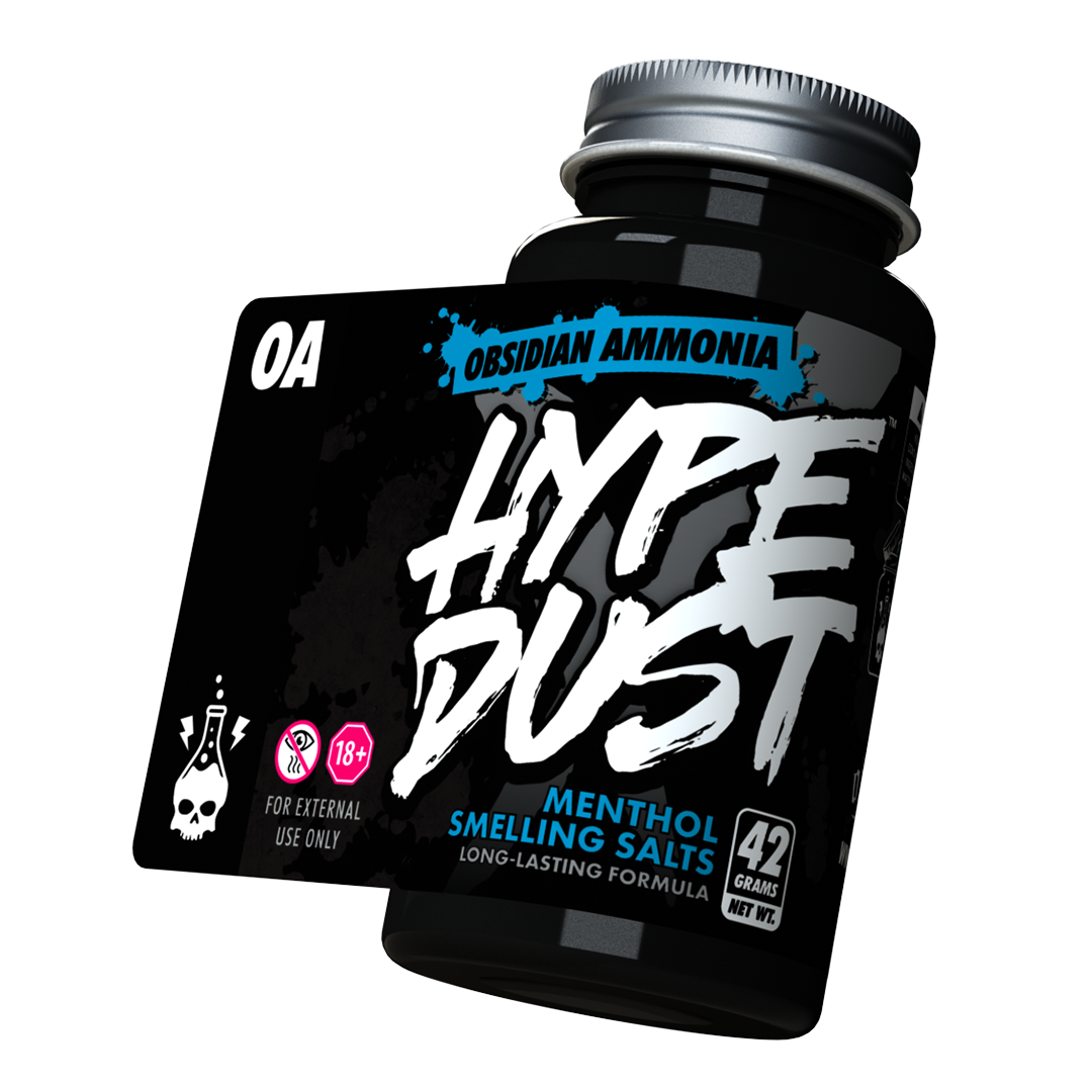 Obsidian Hype Dust™ - Premium Athletic Smelling Salts – Obsidian Ammonia